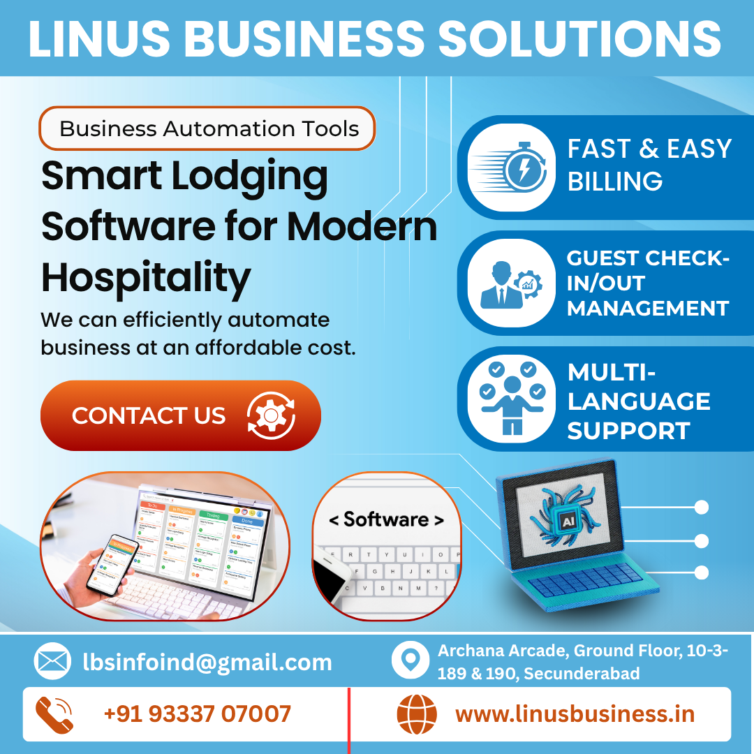 Best Lodging software in Hyderabad | Lodge Management System